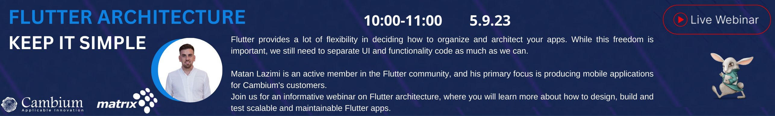 Flutter architecture - keep it simple - Matrix